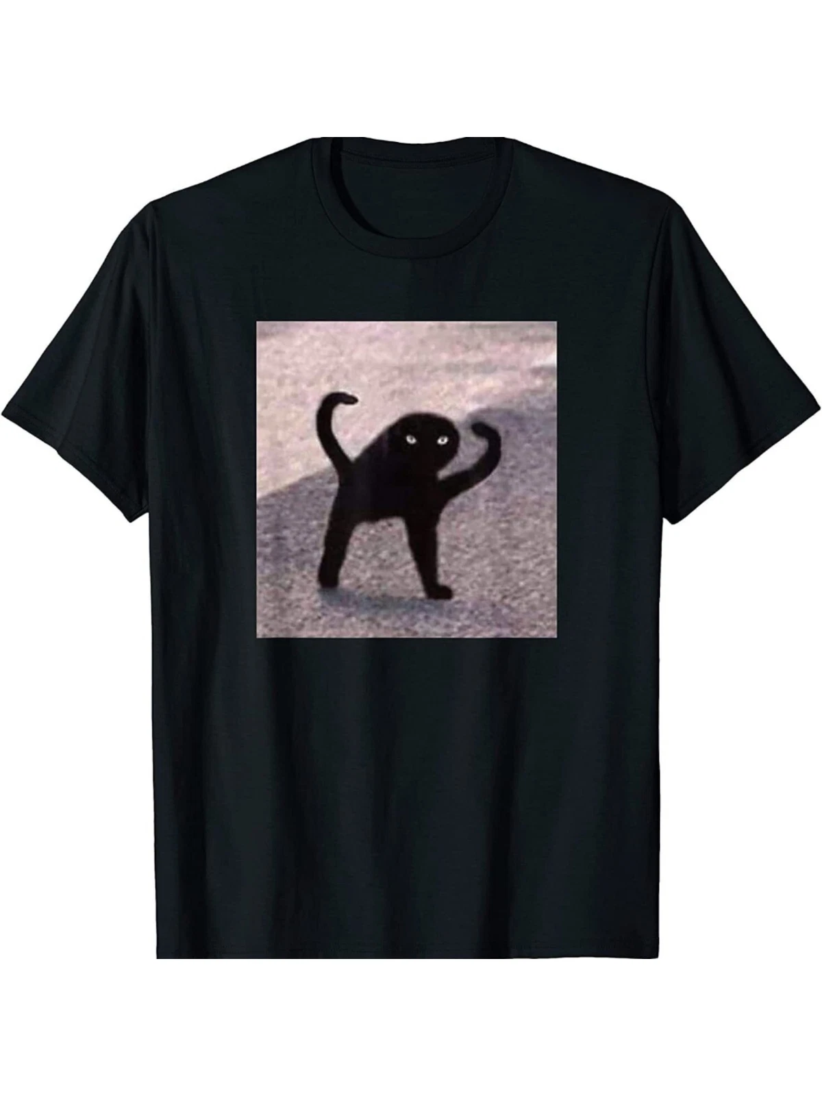 [Glossy Finish] Funny Cursed Cat Meme T-Shirt - Angry as Fuch Design ...