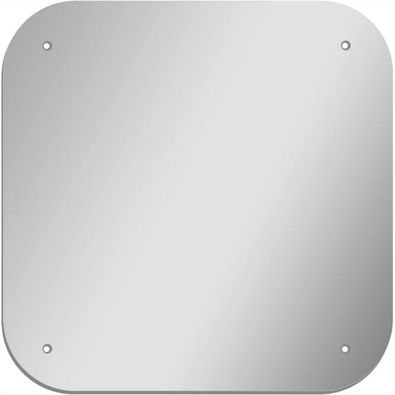Glossy Gallery Square Shatterproof Acrylic Safety Mirror with Rounded ...