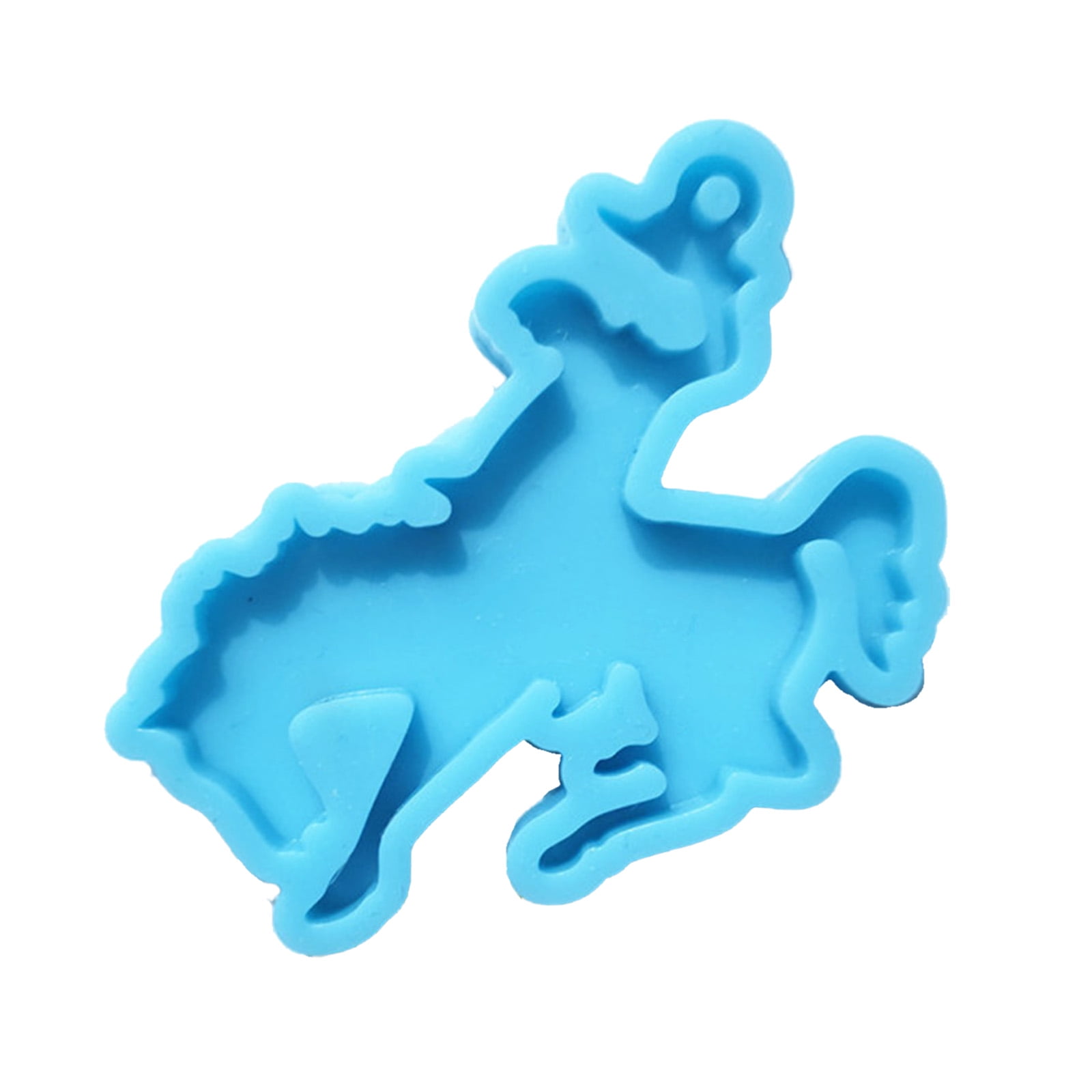 Glossy Horse Riding Cowboy Hat Keychain Silicone Epoxy Resin Mold ...