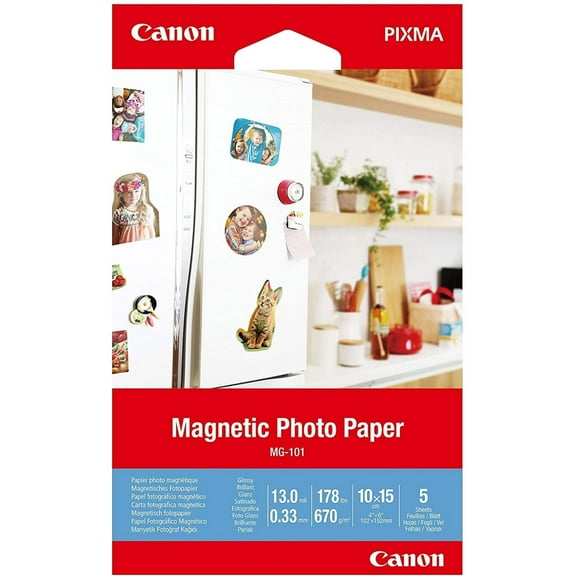 STARLIGHT- Cannon Photo Paper 4X6 Glossy Finish 50 Sheets Per Pack High ...