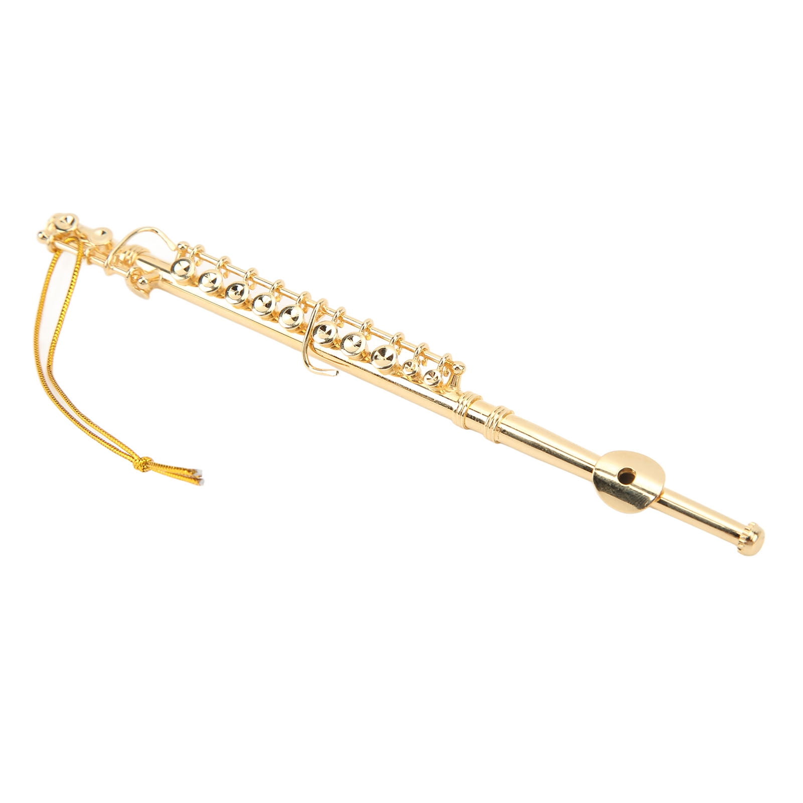 Glossy Mini Flute Gold Flute Model for Decorative Purposes - Walmart.com