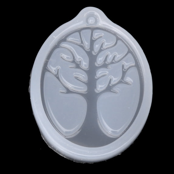 Glossy Tree Frame Keychain Silicone Epoxy Resin Mold Earrings Pendant ...