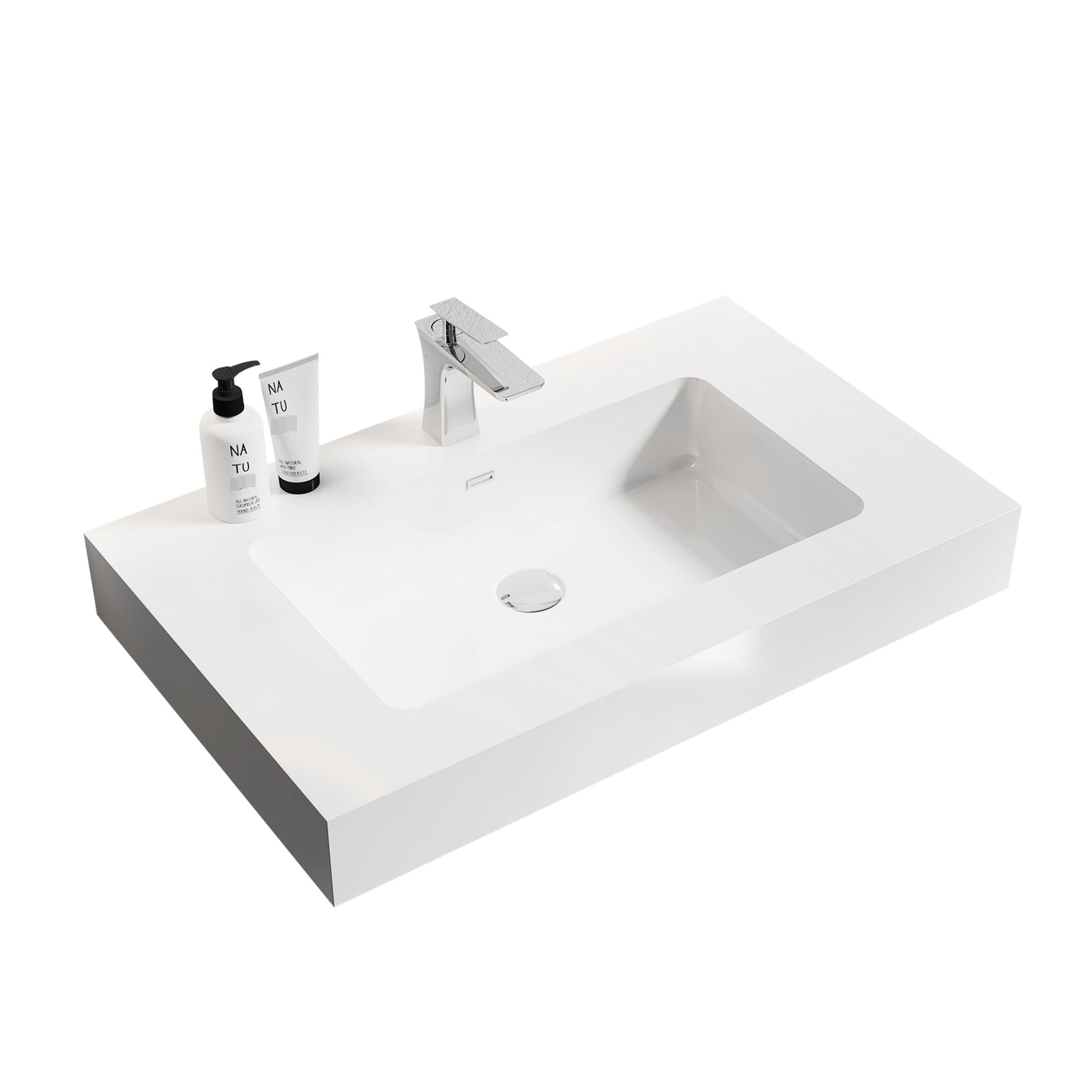Glossy White Integrated Basin | Sleek Design to Transform Bathroom ...