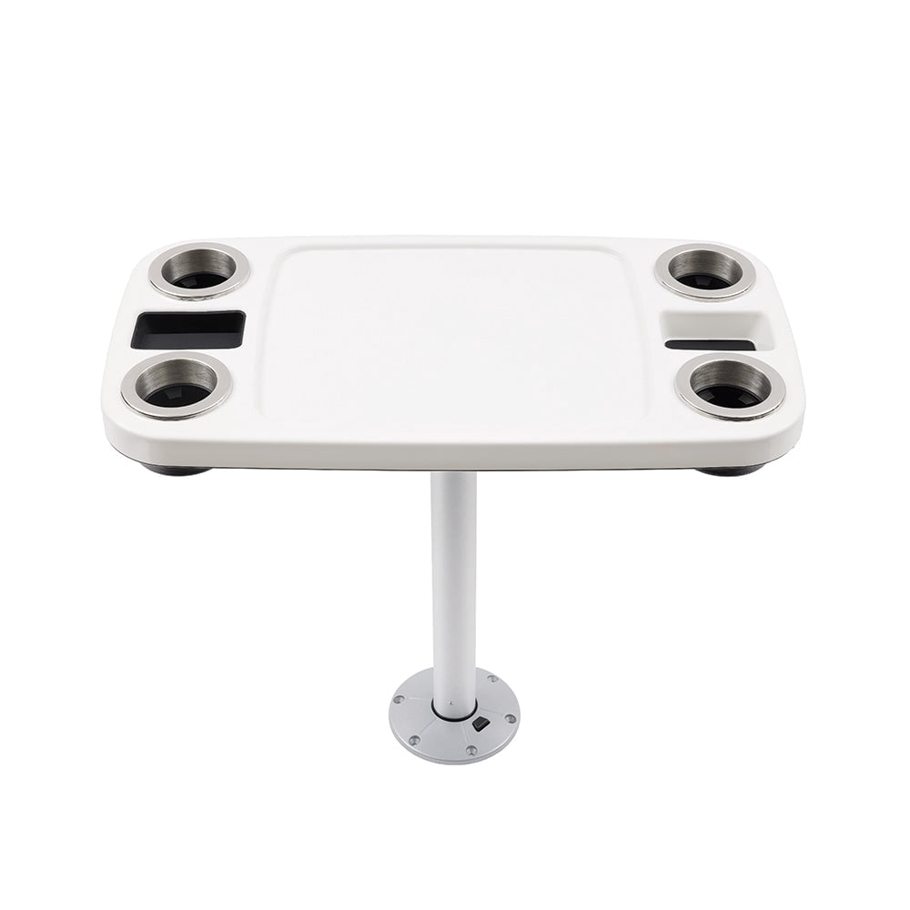 Glossy White - Non-lit Party Boat Table Systems - Walmart.com