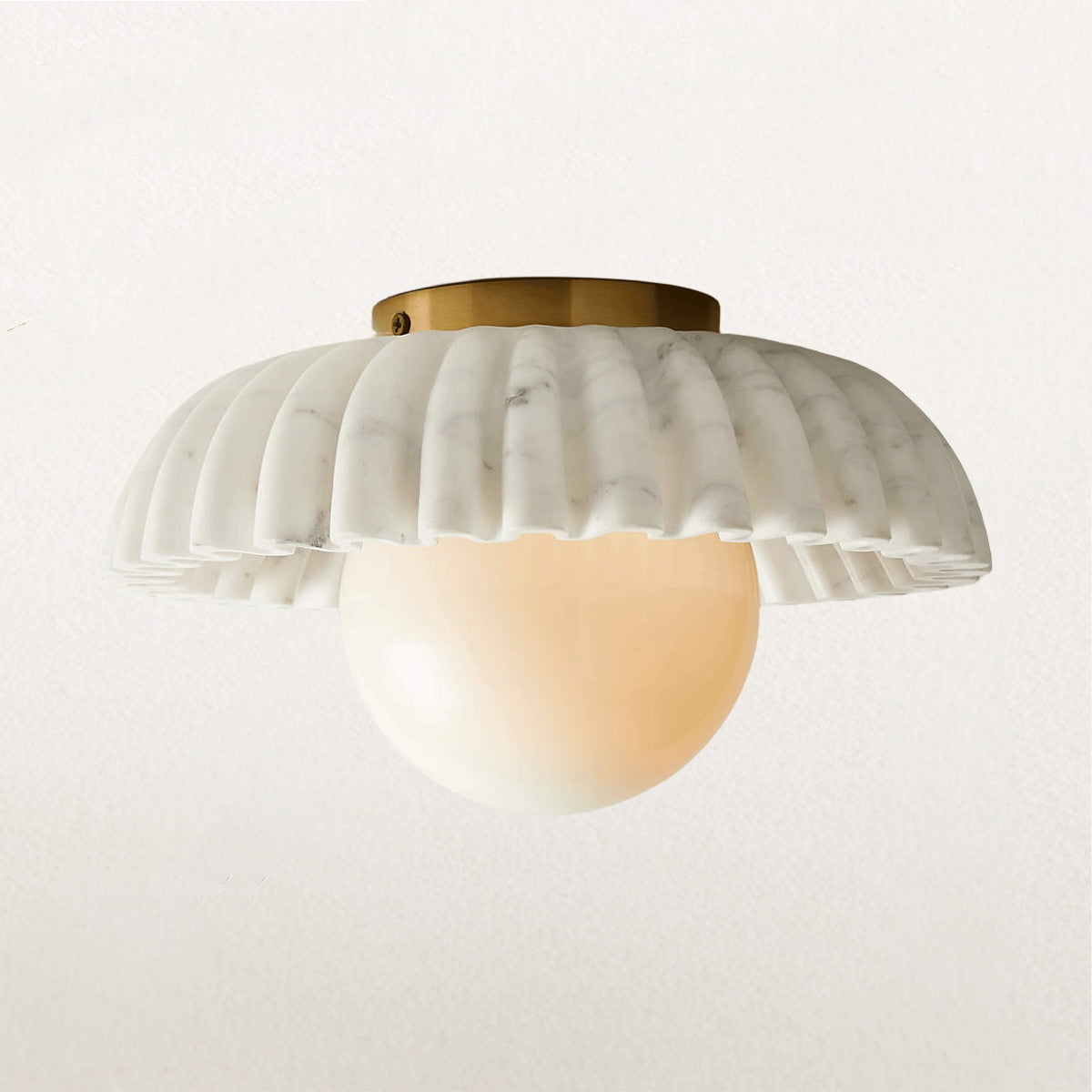 Glossy White Vintage Vibes Luxury Marble Radiance Rippled Cut Fluted ...