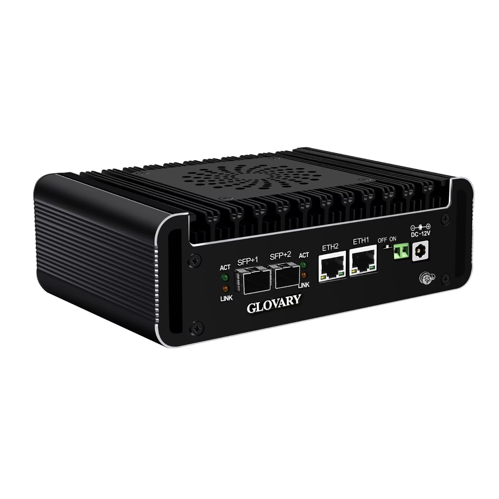Glovary Firewall Hardware Appliance N150 Mini PC, Dual 10GB SFP+, 2 x i226V 2.5GbE LAN, DDR5 ...