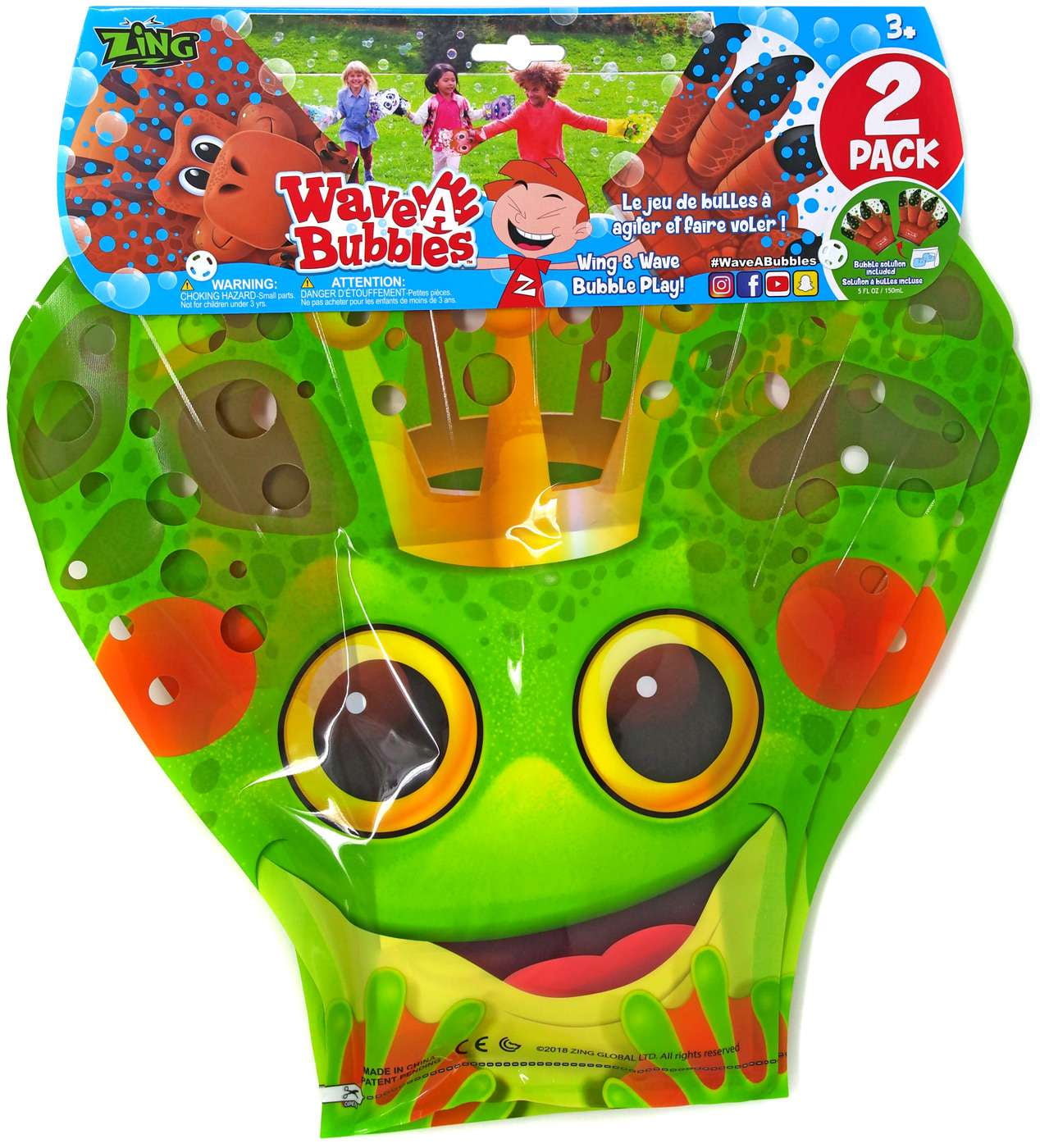 Glove A Bubble Wave A Bubbles Frog - Walmart.com