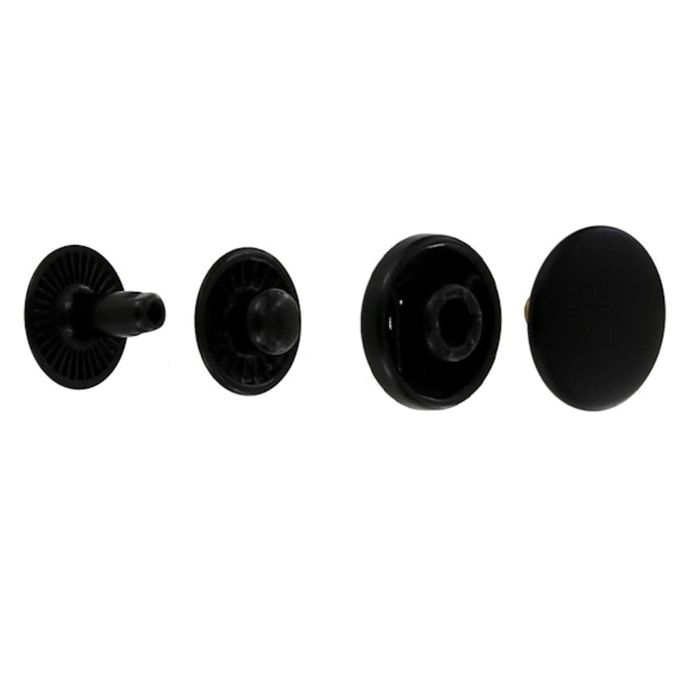 Glove Snap Fastener, Black Matte, Solid Brass (100 per bag) - Walmart.com