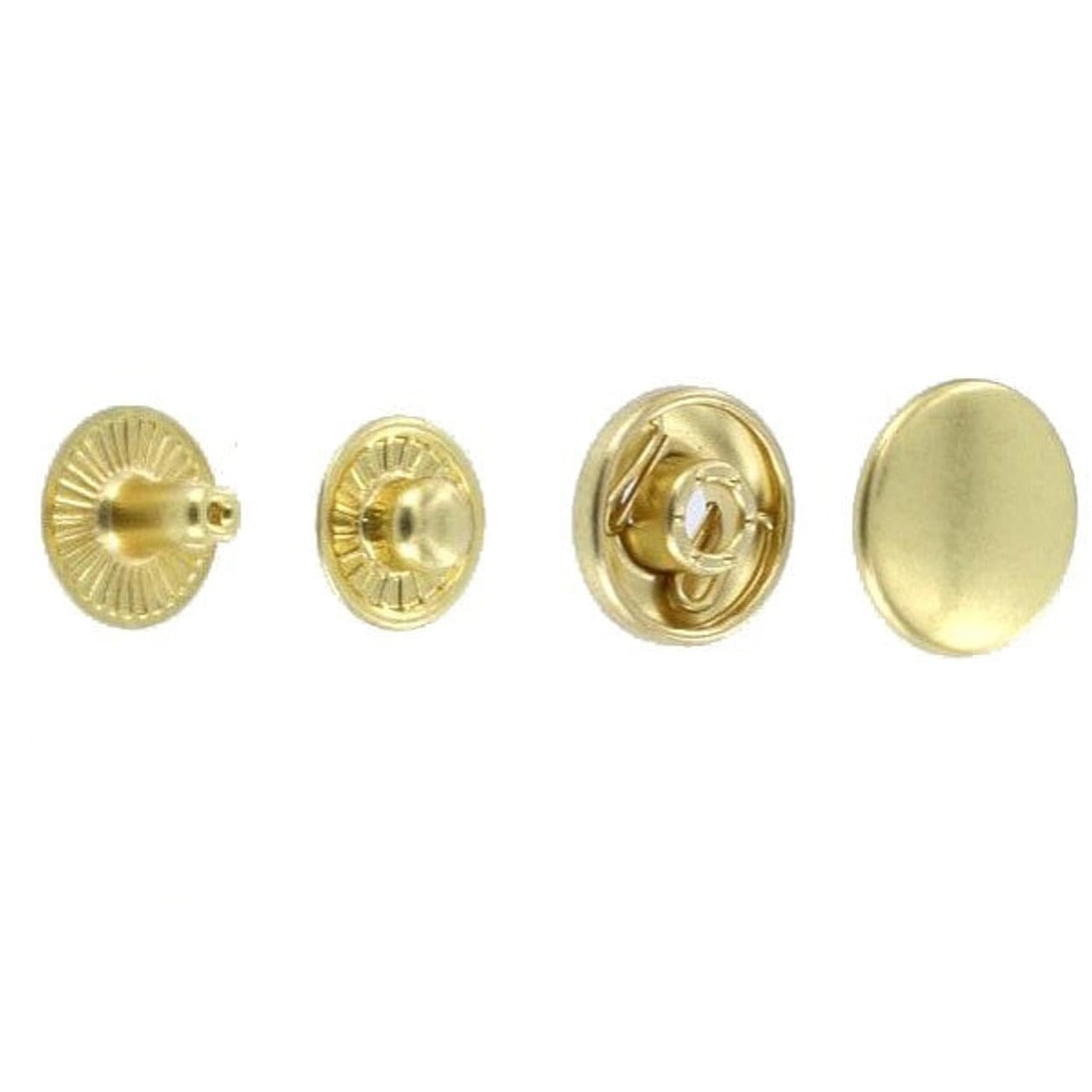 Glove Snap Fastener, Natural Brass, Solid Brass (100 per bag) - Walmart.com