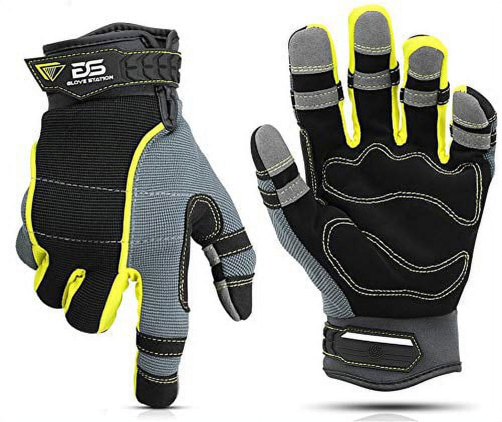 Glove Station The Multi-Purpose Fingerless Work Gloves - Shrink ...