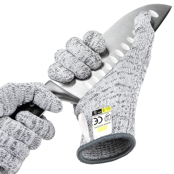 BMYJ BBQ Gloves 14 Inches for Handling Heat Food Right on Your Fryer ...