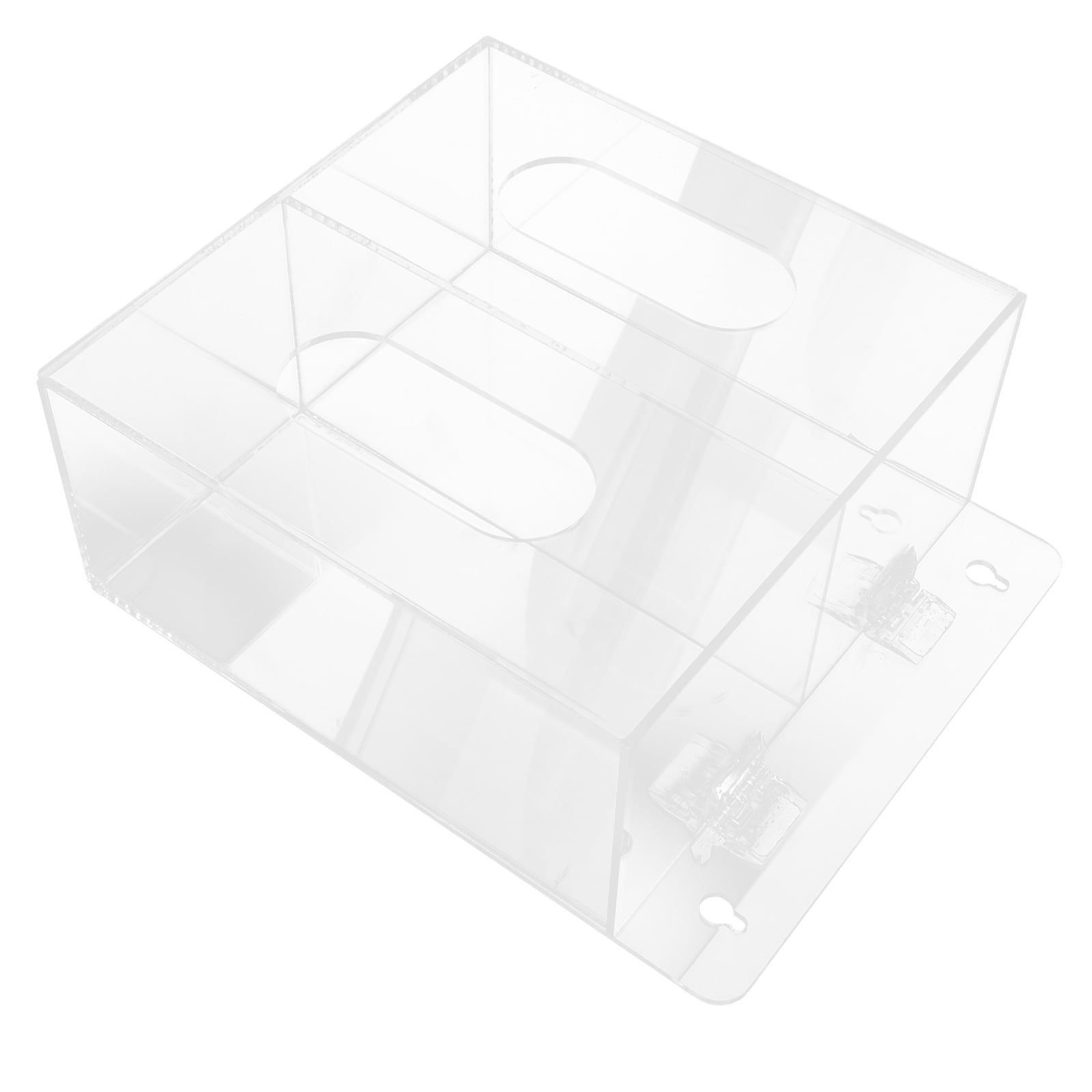 Glove Storage Box Facemask Masks Wall Mount Holder Dispenser Acrylic ...