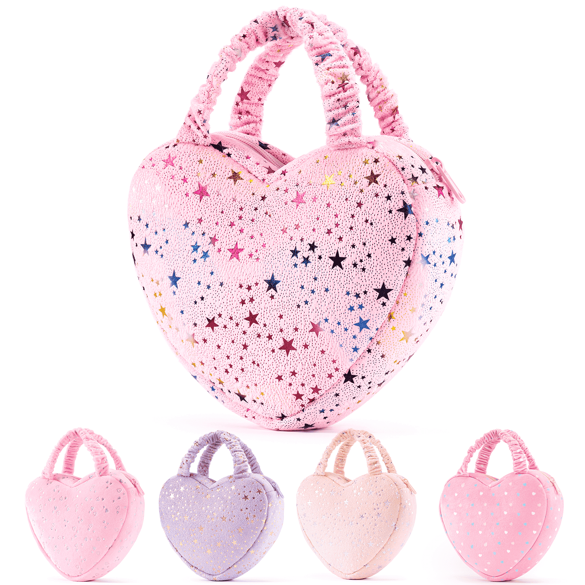 Gloveleya, Baby Handbag, 6 inches, Girl Gifts Love Heart Pattern ...