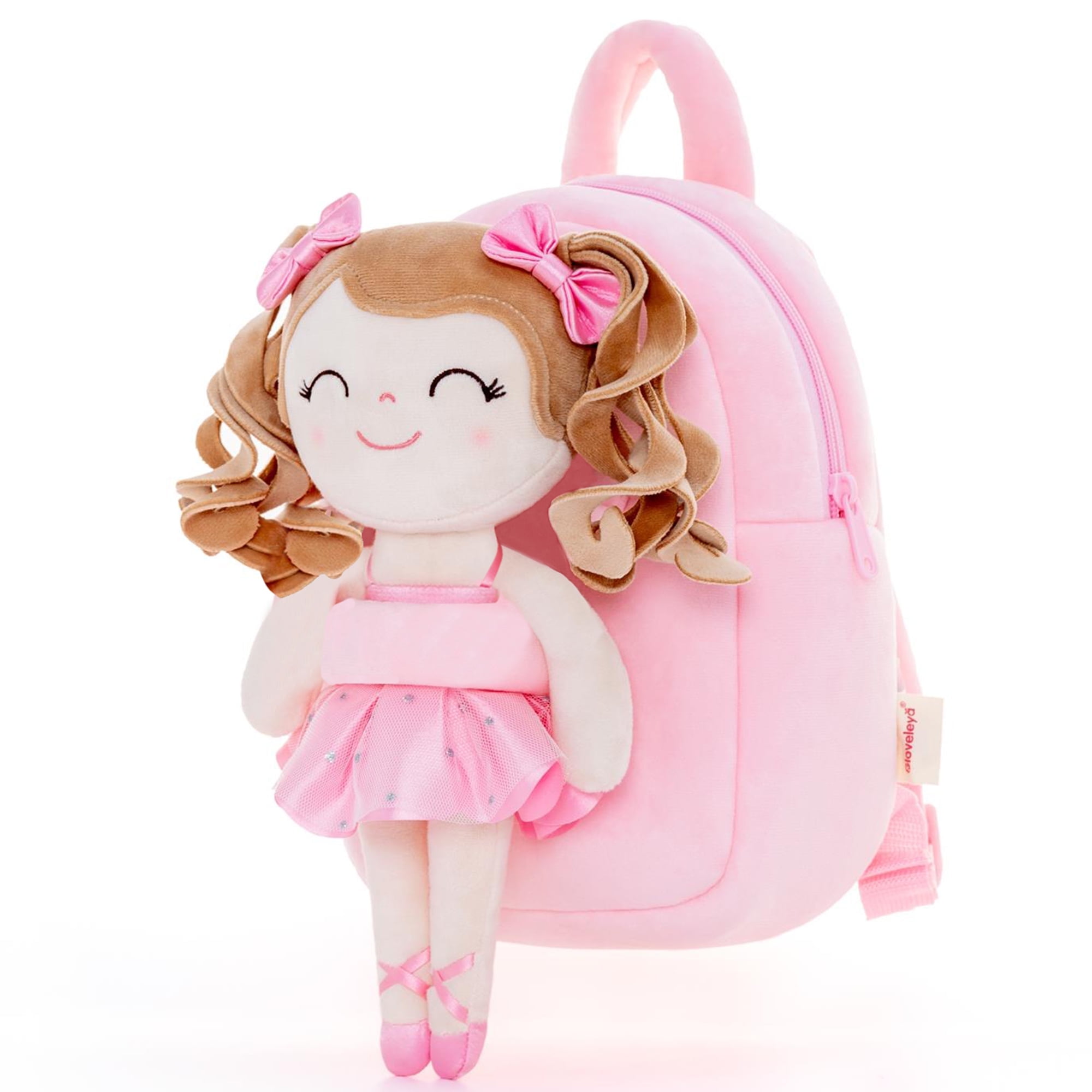 Gloveleya Kids Backpack Toddler Girl Backpacks Kindergarten Soft Plush ...