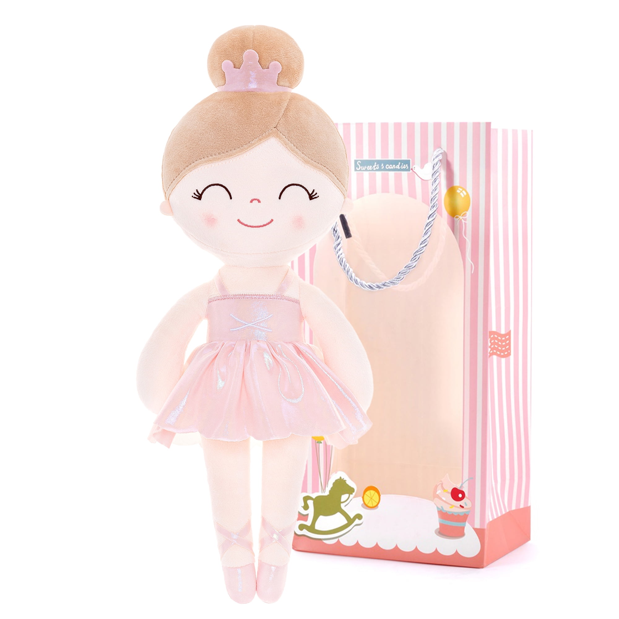 Gloveleya Toddler Stuffed Dolls Soft Dolls Baby Girl Gifts Ballet Girls ...