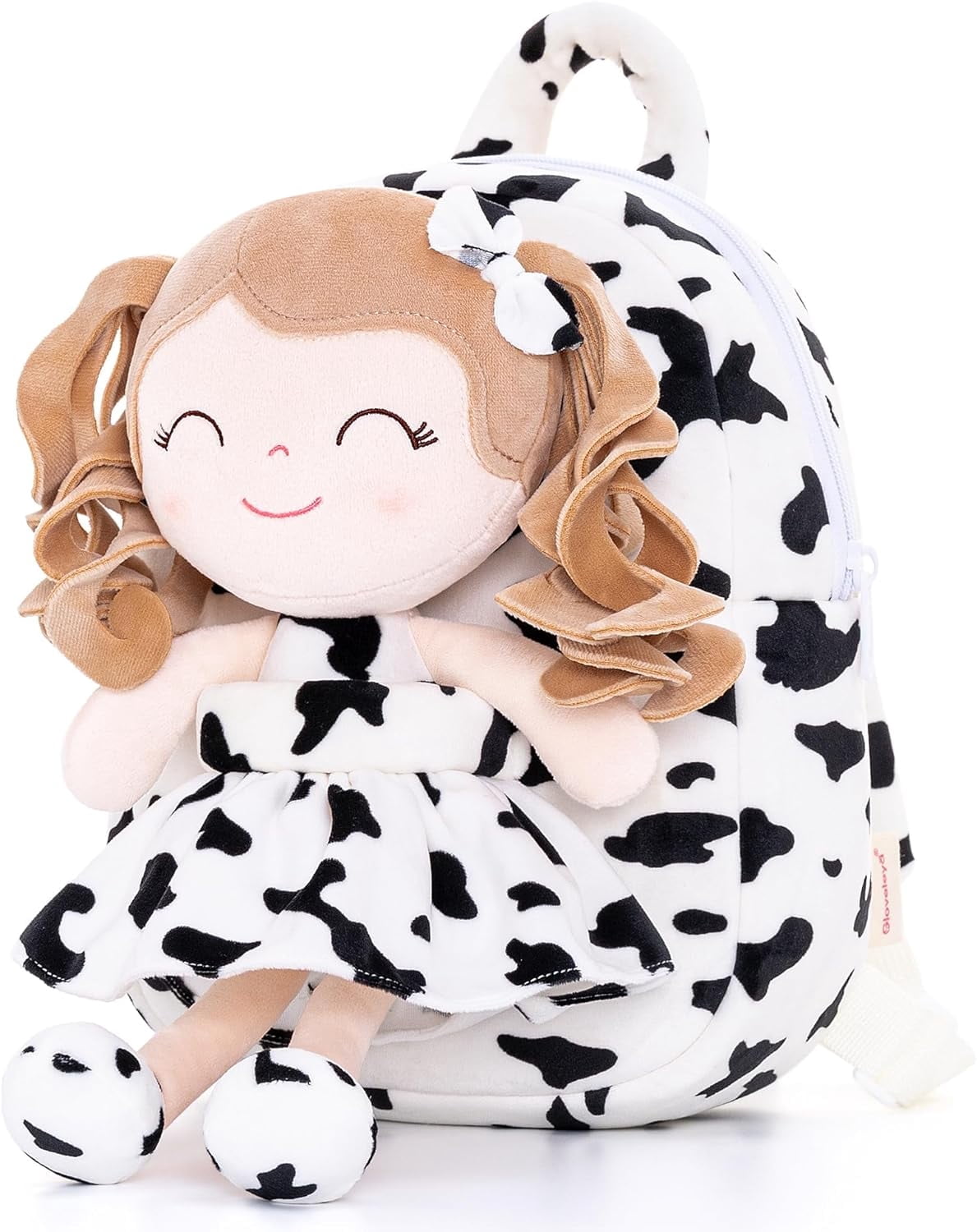 Gloveleya Cow Doll Toddler Kids Doll for Girls Soft Dolls Pocket Animal ...
