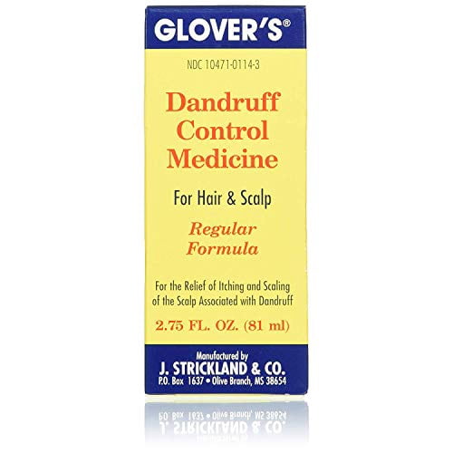 Glover's Dandruff Control Medicine 2.75 oz (Pack of 2) - Scalp ...