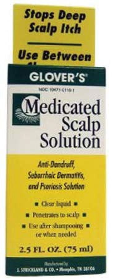 Glover's Medicated Scalp Solution (Pack of 2) - Walmart.com