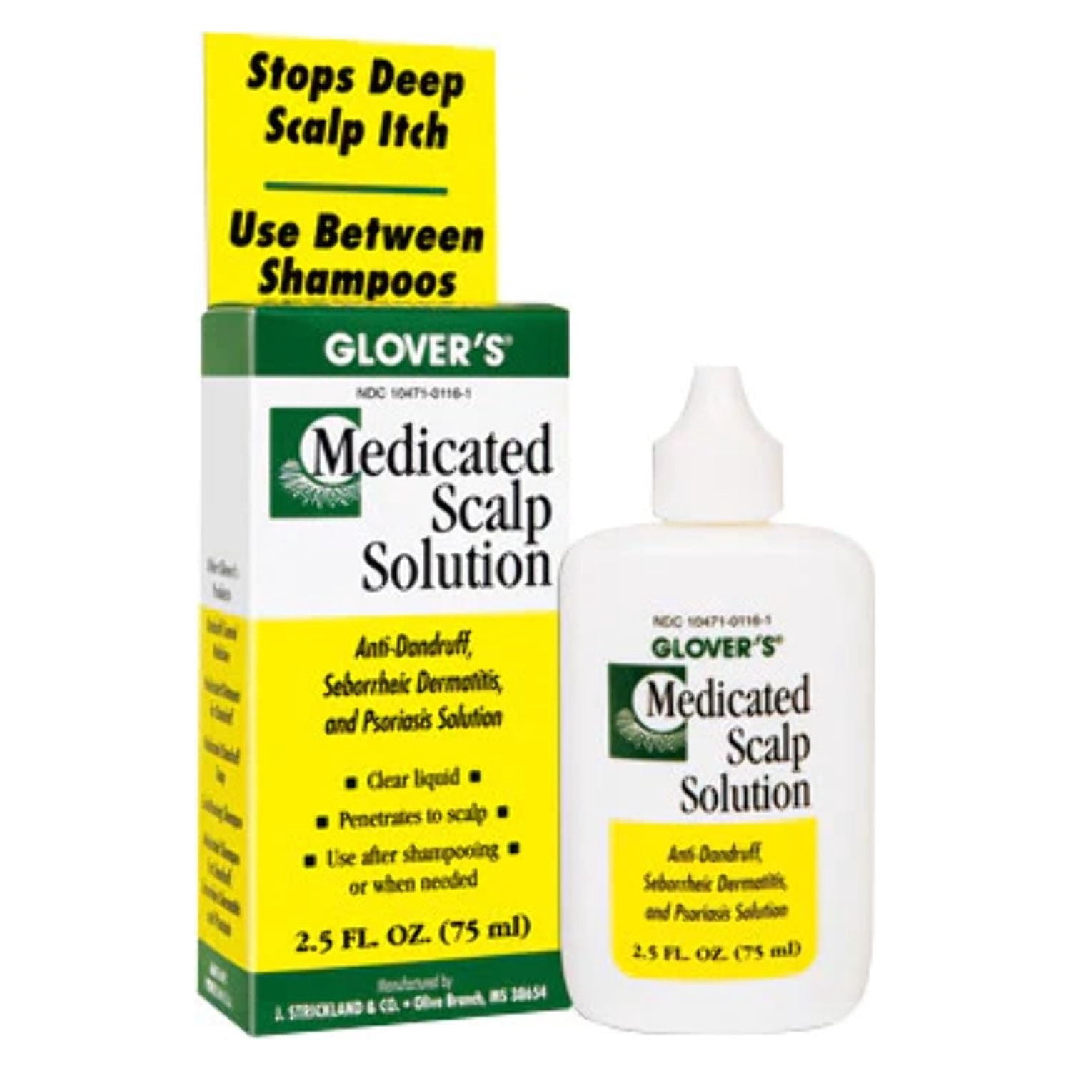 Glover's - Medicated Scalp Solution - Walmart.com