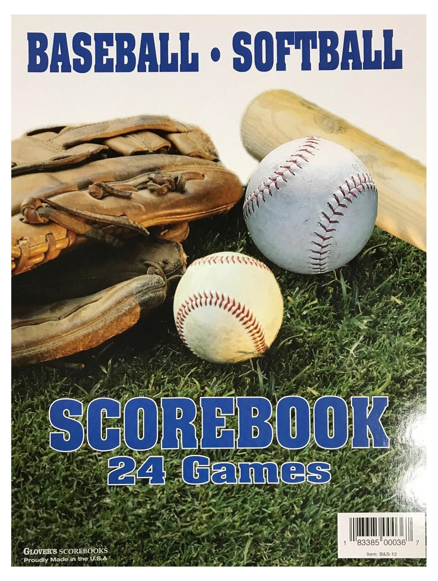 Glovers Baseball/Softball 24 Game Scorebook - Walmart.com