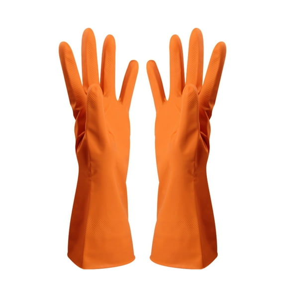 Gloves, Hand Washing Gloves, Rubber Long Cleaning Gloves, Warm Kitchen ...