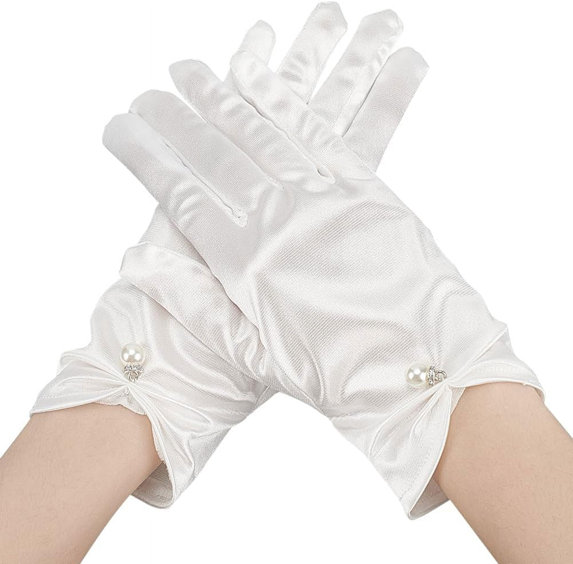 Gloves for Bridal Elegant Short Gloves Wrist clothGloves for Wedding ...