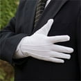 Gloves for Men Women Solid Color Gloves for Church Police Server Usher ...