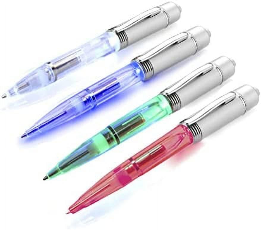 Glovion LED Pen Light, LED light Writing Pens -Powered Black Ink ...