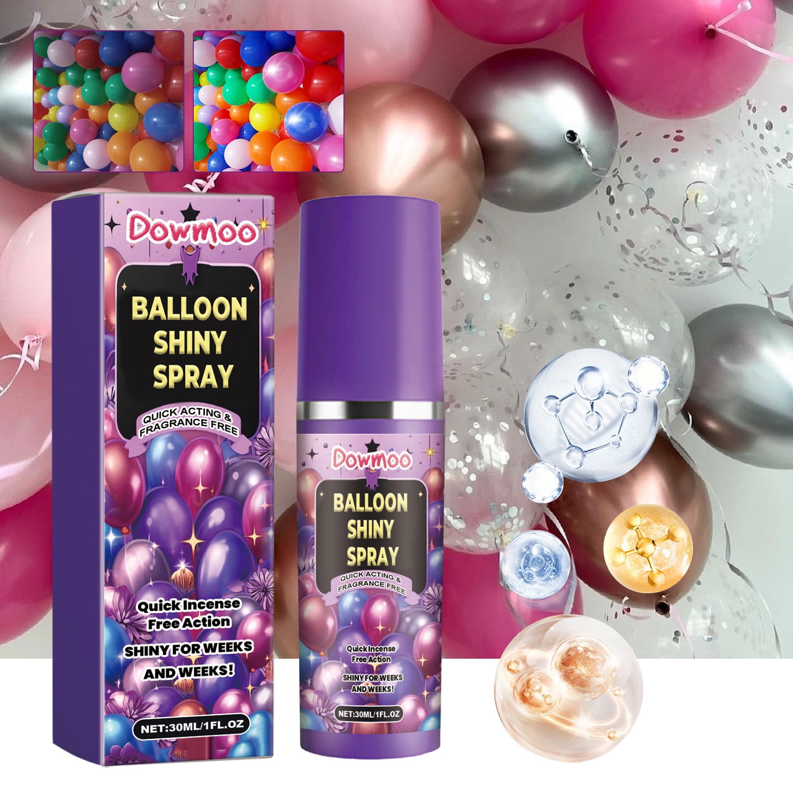 Glow Balloon Shine Spray, Balloon Shine Spray Latex Balloons ...