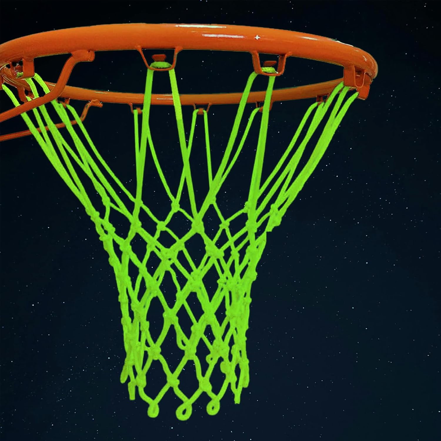 Glow Basketball Net, Nylon Light-Up Hoop Net for Indoor and Outdoor ...