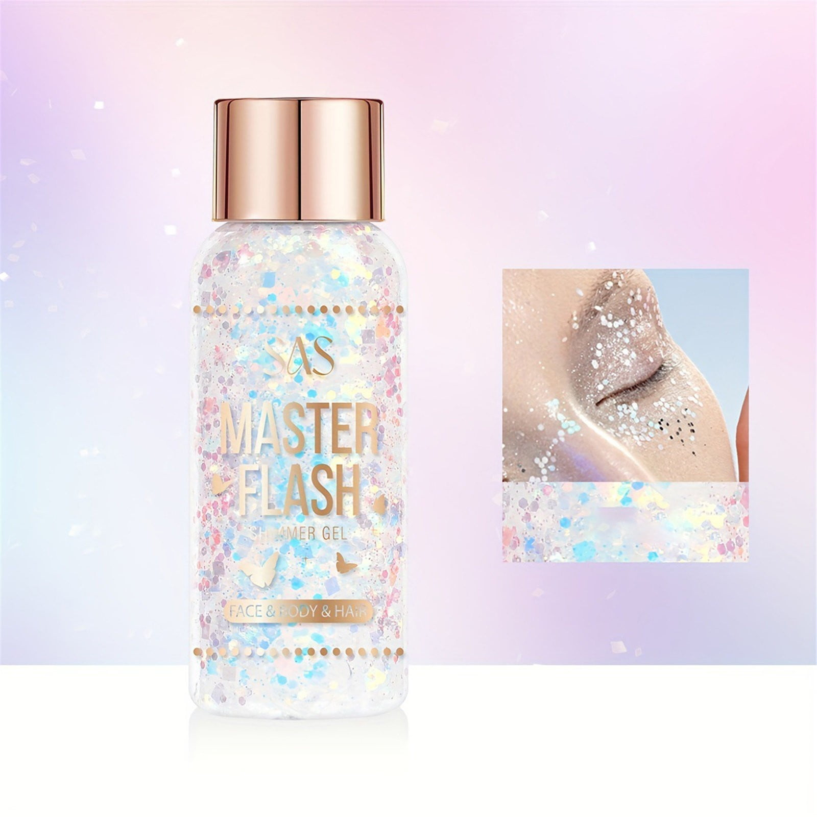 Glow Beauty Painting Korean Makeup Sequins Strobe Highlight Shadow ...