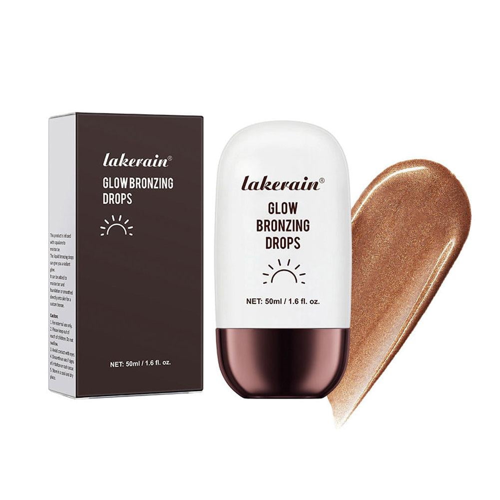Glow Bronzing Drops Face Peptide Serums Liquid Bronzer Cream Hydrating ...