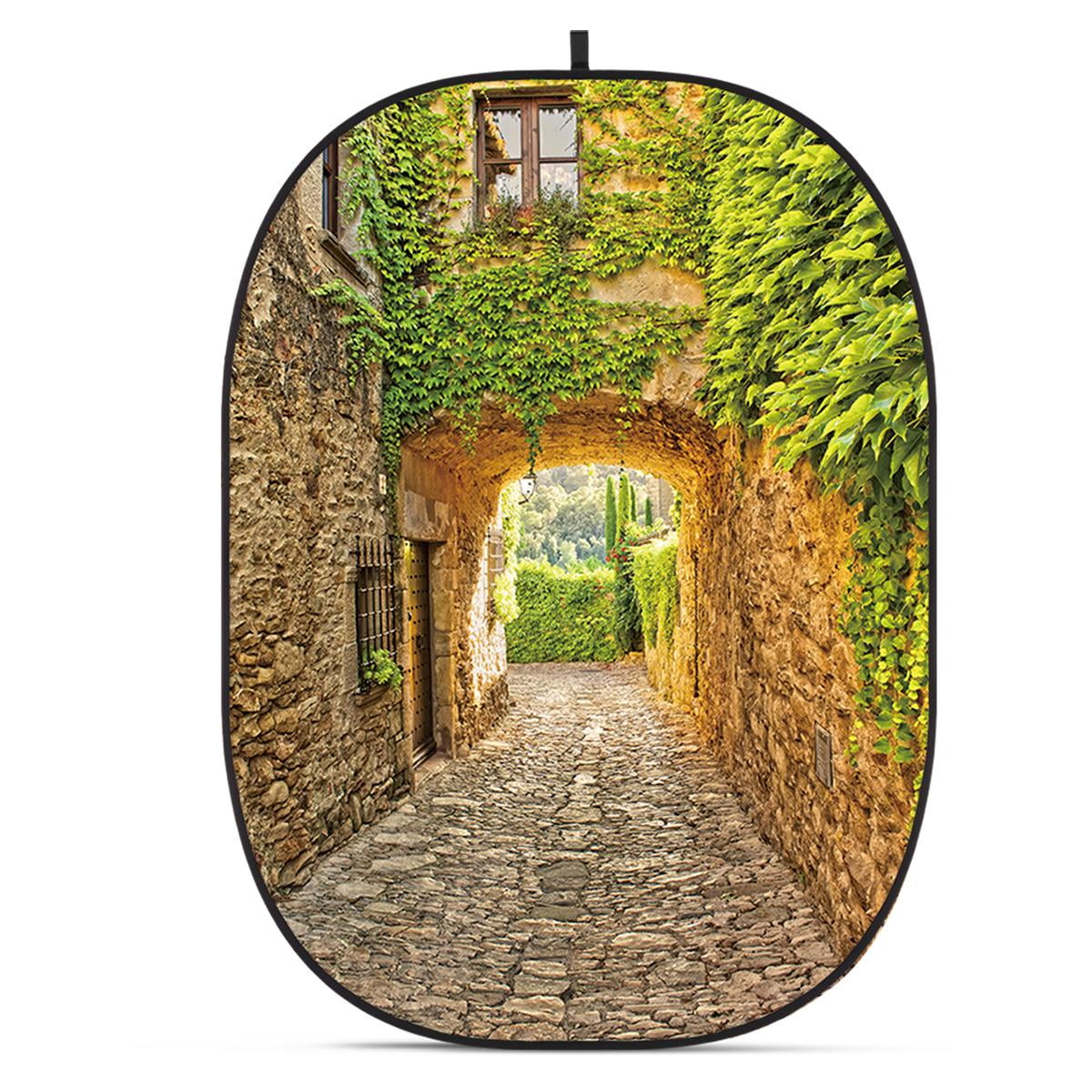 Glow CBA-CS0002 5x6.5' Fabric Collapsible Backdrop, Street - Walmart.com