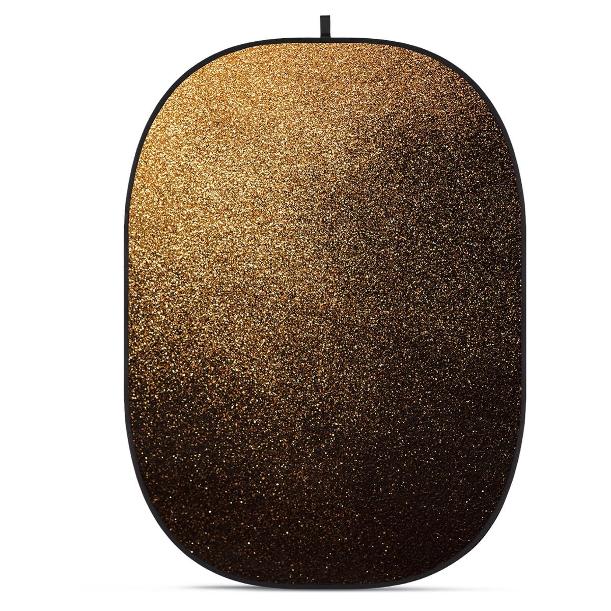 Glow CBA-TB0001 5x6.5' Fabric Collapsible Backdrop, Bokeh Textured ...