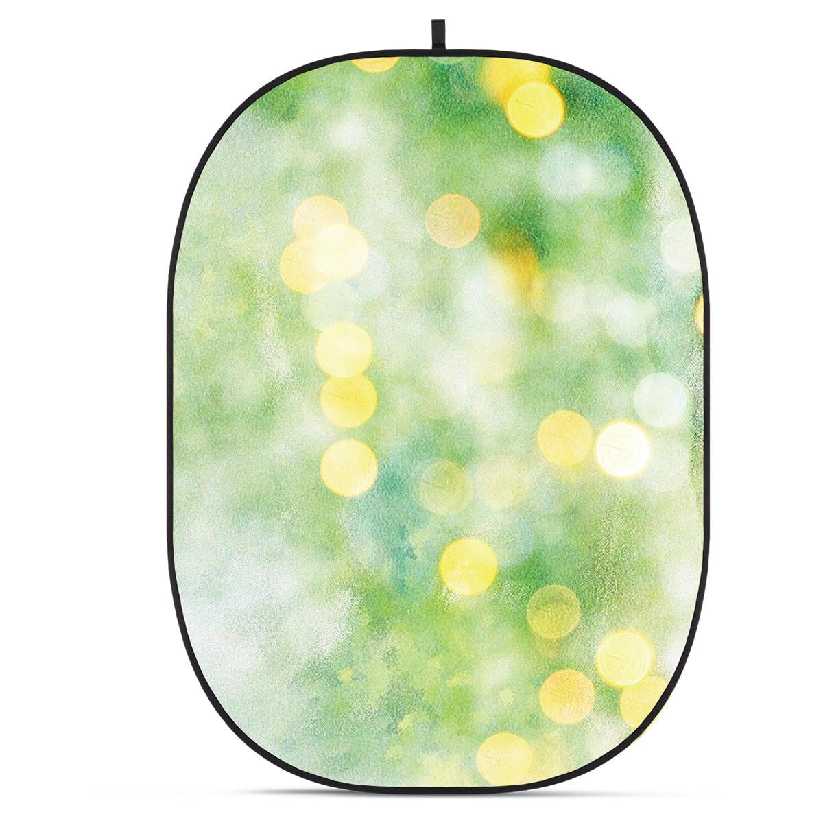 Glow CBA-TB0007 5x6.5' Fabric Collapsible Backdrop, Bokeh Textured ...