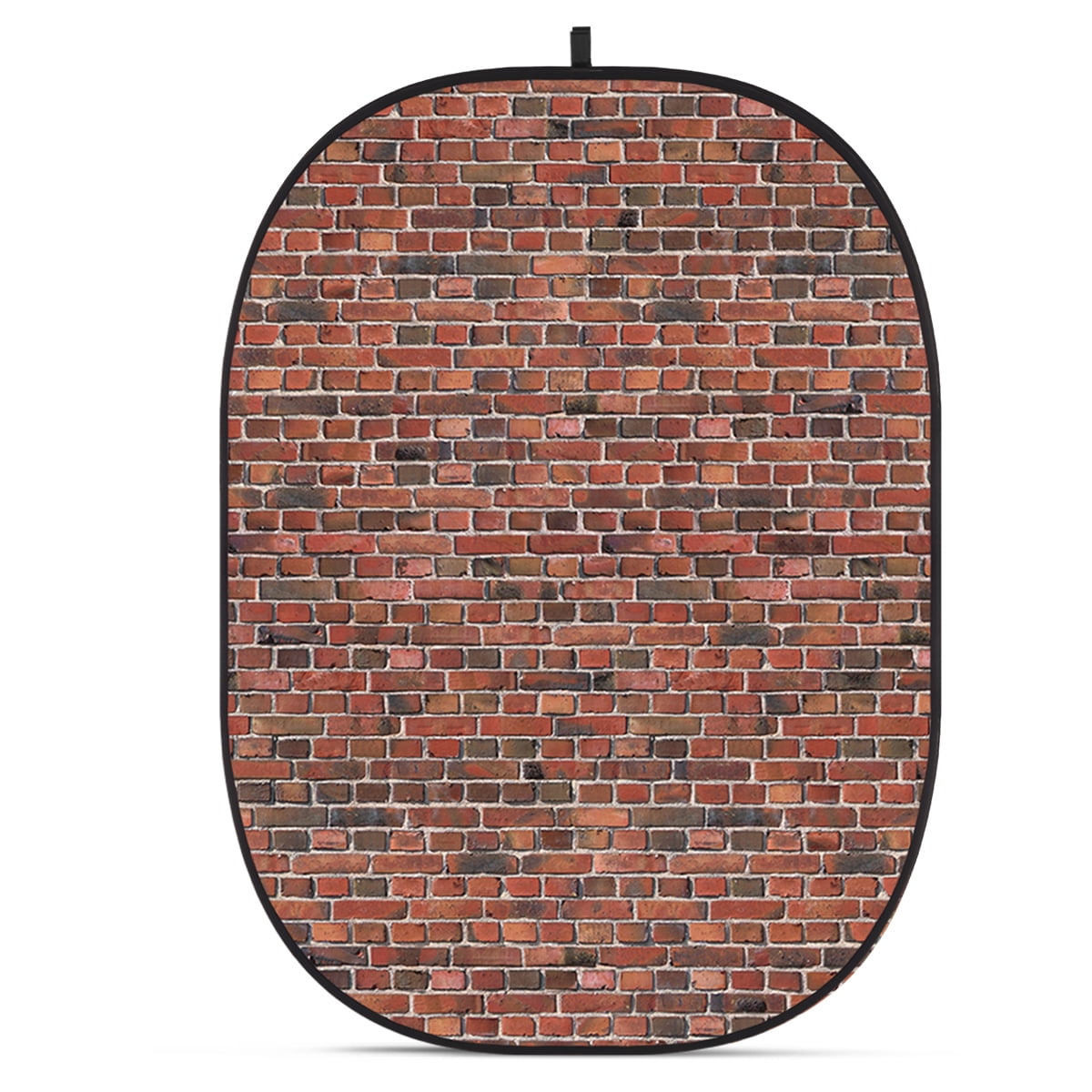 Glow CBA-WB0006 5x6.5' Fabric Collapsible Backdrop, Brick Wall ...