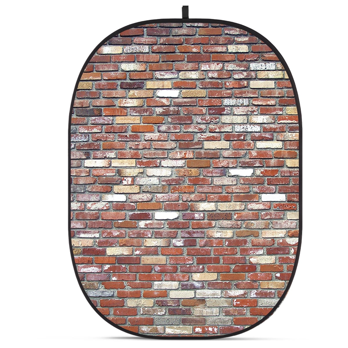 Glow CBA-WB0008 5x6.5' Fabric Collapsible Backdrop, Brick Wall ...