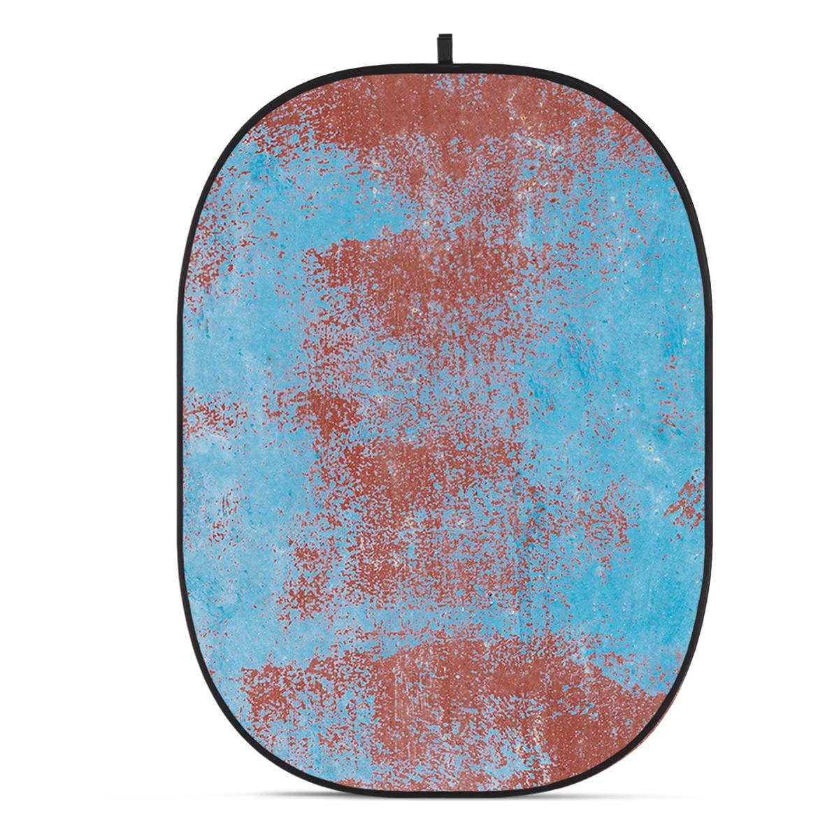 Glow CBA-WR0005 5x6.5' Fabric Collapsible Backdrop, Rusty Wall ...