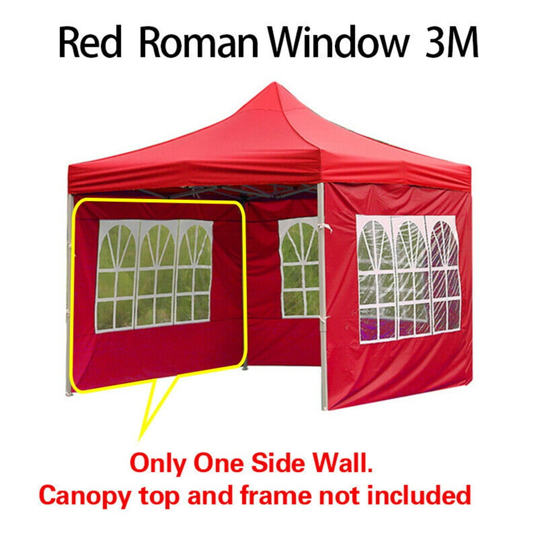 Glow Canopy Tent Side Wall Red, Oxford Cloth Carport Garage Big Tarp ...