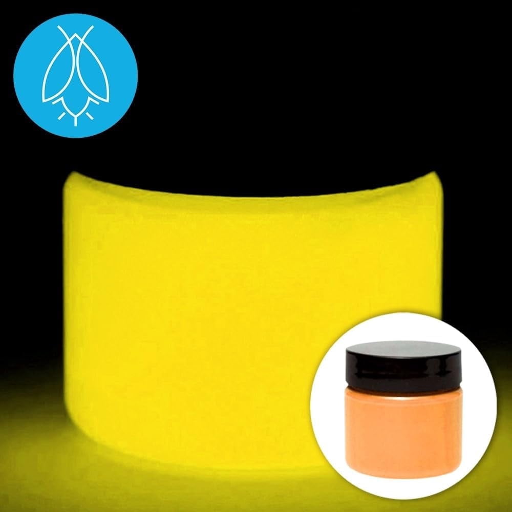 Glow In The Dark Acrylic Paint - Neutral and Fluorescent Paints with 5 ...