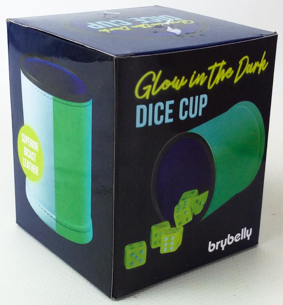 Glow in the Dark Dice Cup - Includes Six Non-Glow Dice - Superior ...