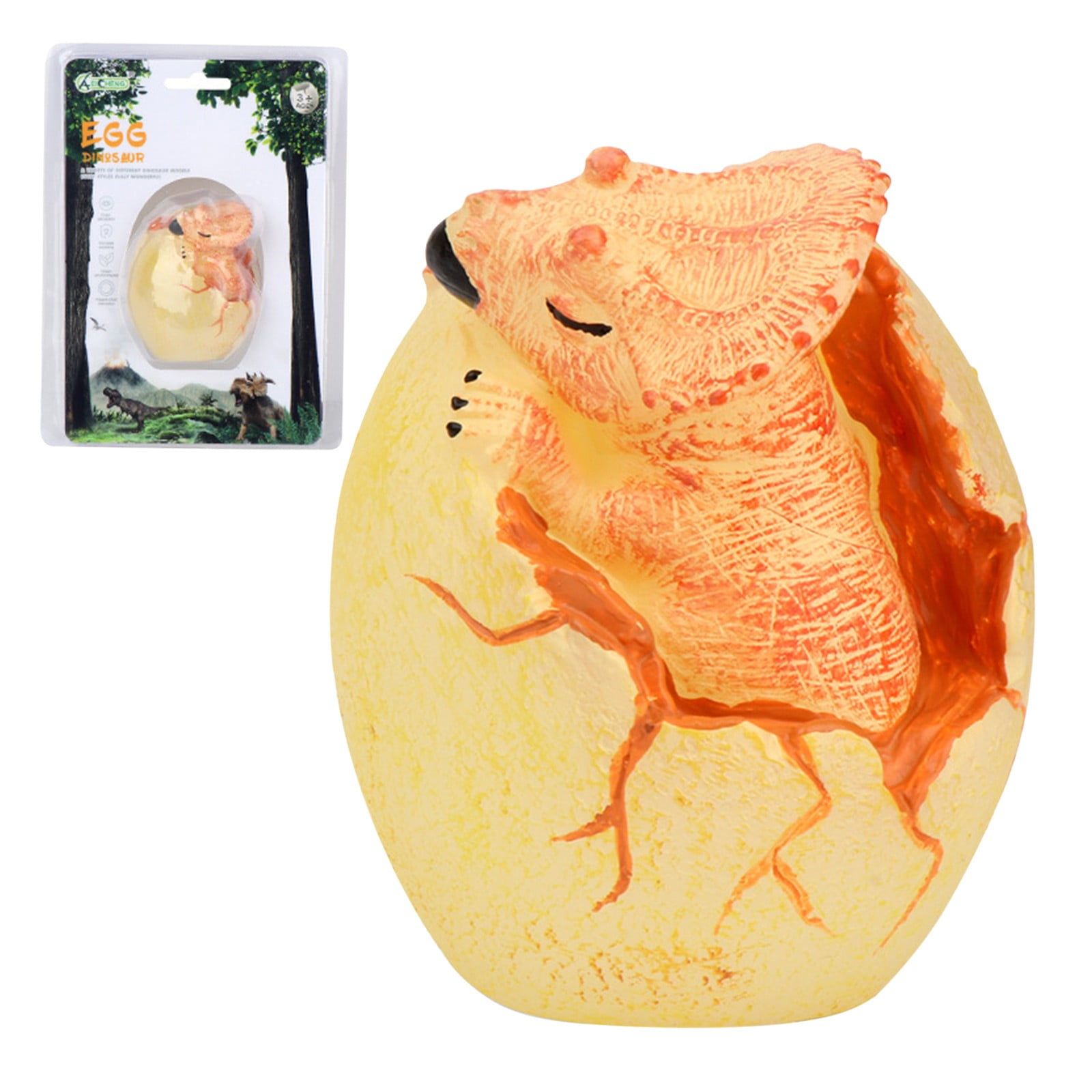 Glow in The Dark Dinosaur Egg - Hatching Surprise Toy with LED Light Up ...