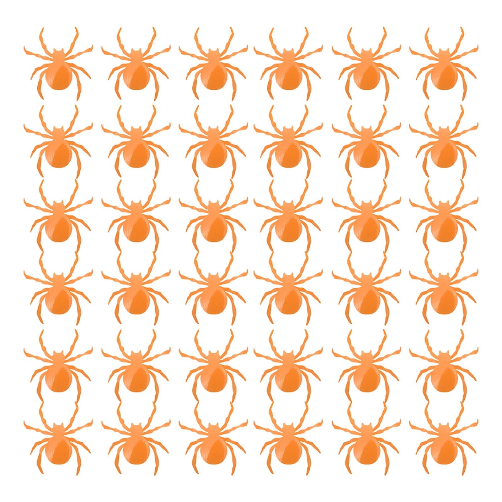 Glow in the Dark Halloween Spiders - 12-48 PCS Realistic Fluorescent ...