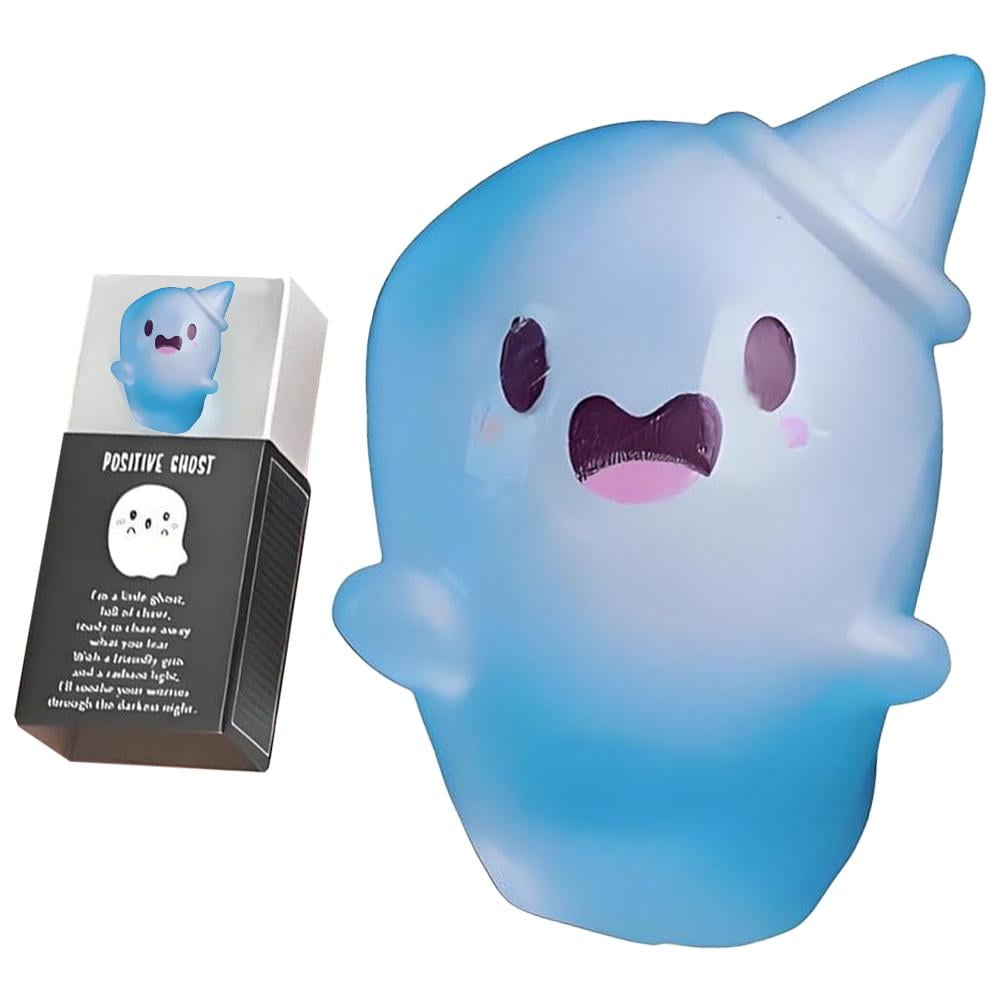 Glow in the Dark Mini Ghost Figures with Box, Cute Resin Luminous ...