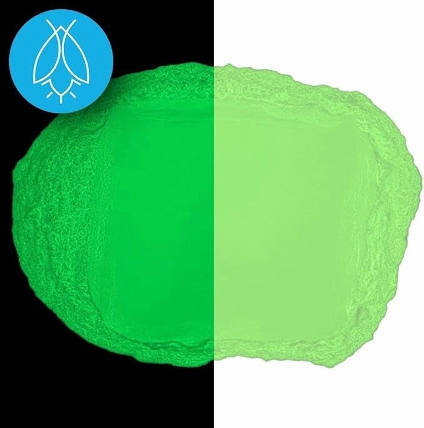 Glow in The Dark Pigment Powder - Neutral and Fluorescent Color for Art ...