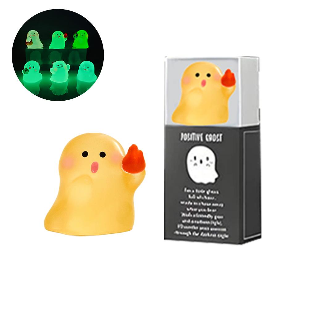 Glow in The Dark Positive Ghosts, Mini Luminous Ghost Figures ...