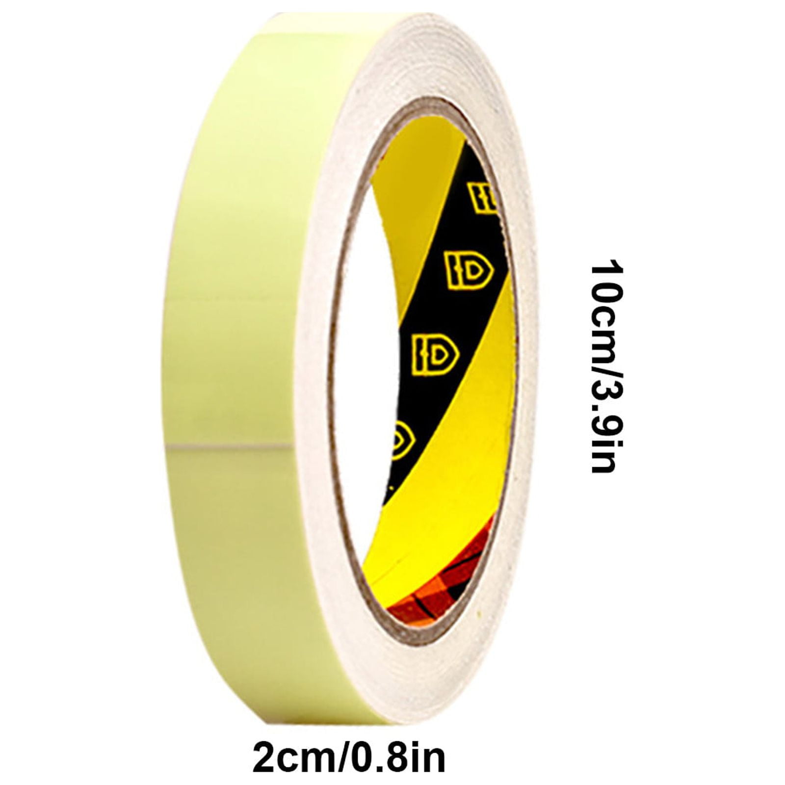 Glow in The Dark Self-Adhesive Safety Tape - 10m Luminous Fluorescent ...