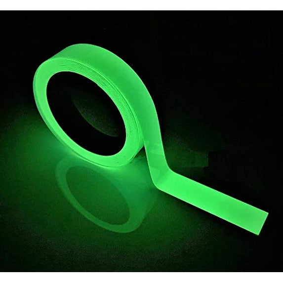 Glow in The Dark Tape - 65 FT X 0.5 Inch Luminous Photoluminescent ...