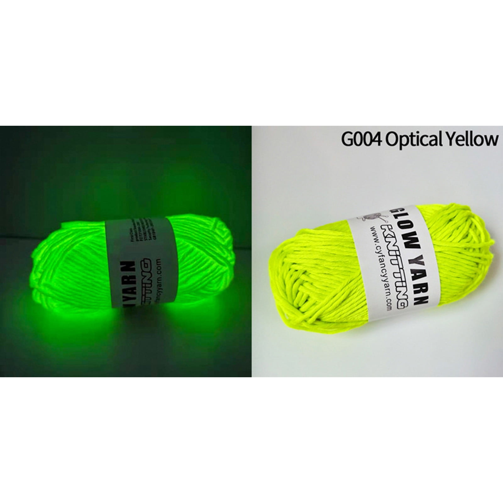 Glow in The Dark Yarn Luminous Crochet Yarn For Halloween Crocheting ...