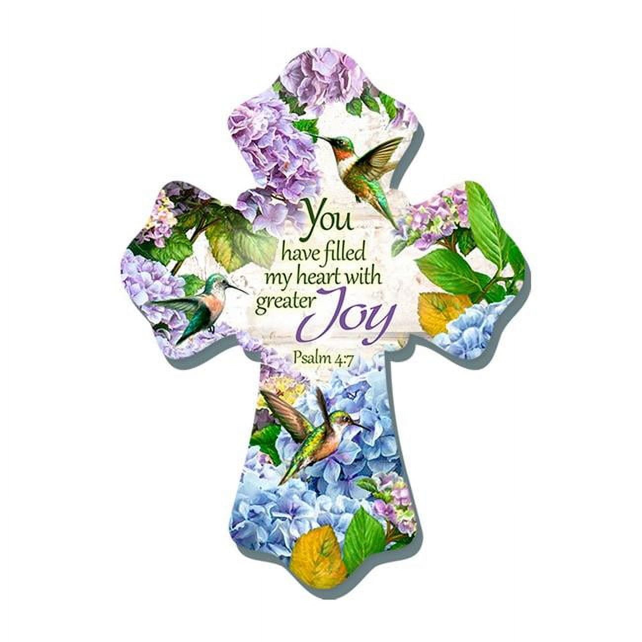 Glow Decor Hummingbirds Wooden Cross, 6 x 8 in. Multicolor 137528 ...